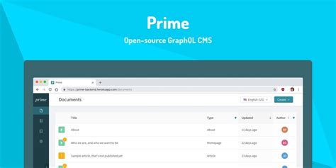 Prime Open Source Graphql Cms Made With Reactjs