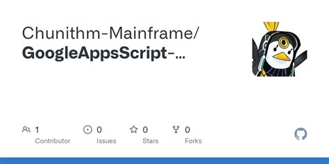 GitHub Chunithm Mainframe GoogleAppsScript Configuration