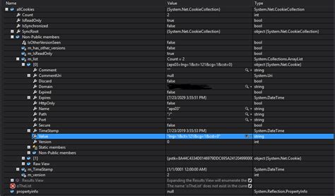 C Getting Object Property Value In Non Public Members Stack Overflow