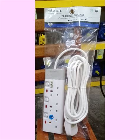 Miikarz Trailing Socket 3g 5meter Trailing Socket Shopee Malaysia