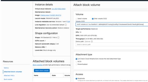 How To Attach Block Volume To Vm Instance In Oci Hungsblog