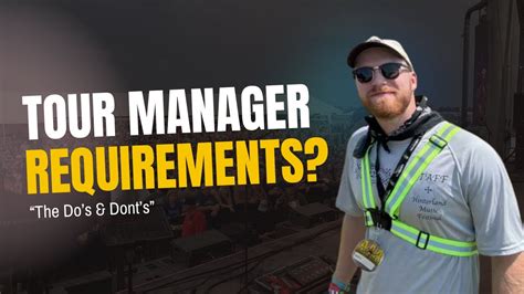 Essential Skills For Tour Managers The Final Advance Youtube