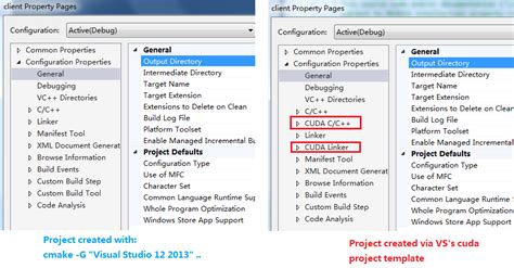Create A Vs2013 Project With Cuda Options Via Cmake Stack Overflow