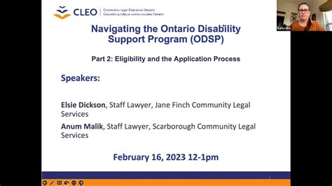 Navigating The Ontario Disability Support Program Odsp Part 2