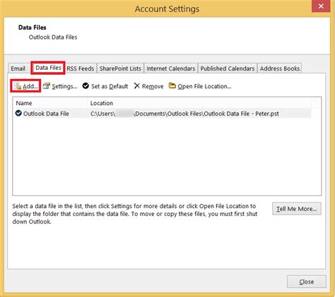 Fix The Outlook Data File Unknown Error 0x8000ffff