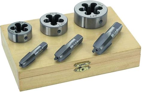 6pcs Thread Tool Maker 1 2 3 4 1 Inch Screw Die Set Pvc Pipe Threader Screw Die Thread Tool