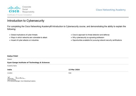 Cisco Cybersecurity Digitalsafety Techskills Certification Infosec Learningjourney