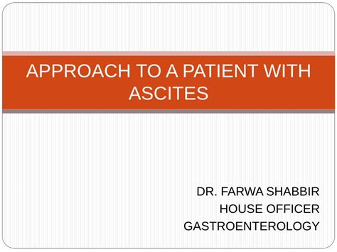 PDF Approach To A Patient With Ascites DOKUMEN TIPS