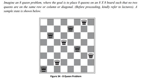 Solved Write A Python Code To Solve The 8 Queen Problem