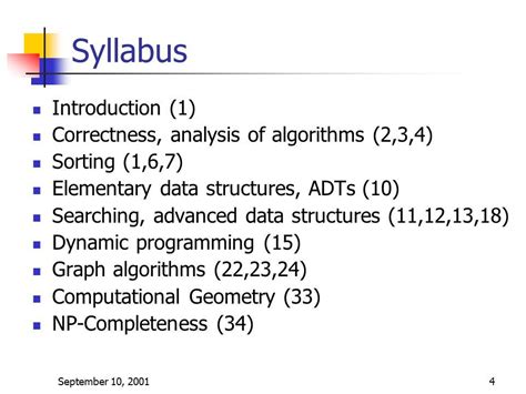 September 10 2001 Algorithms And Data Structures Simonas Šaltenis