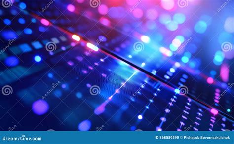Innovative Quantum Computing Circuit Board For Faster And More Efficient Systems Royalty Free