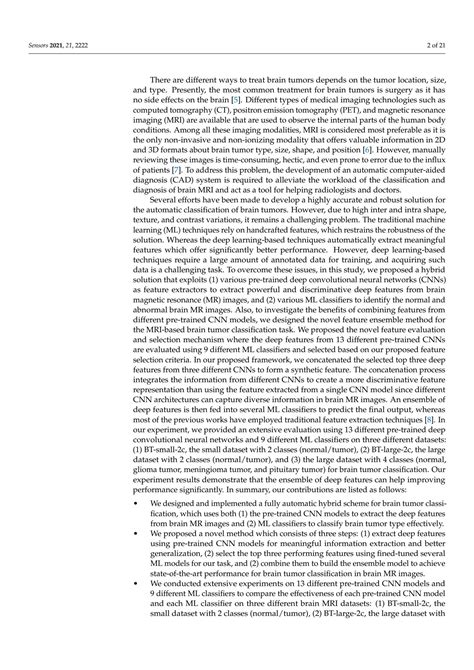 Solution Machine Learning Mri Based Brain Tumor Classification Using Ensemble Of Deep Features