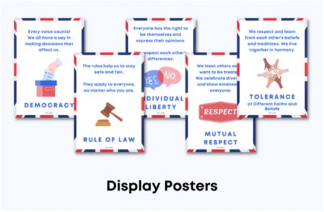 Free Outstanding British Values School Display Materials