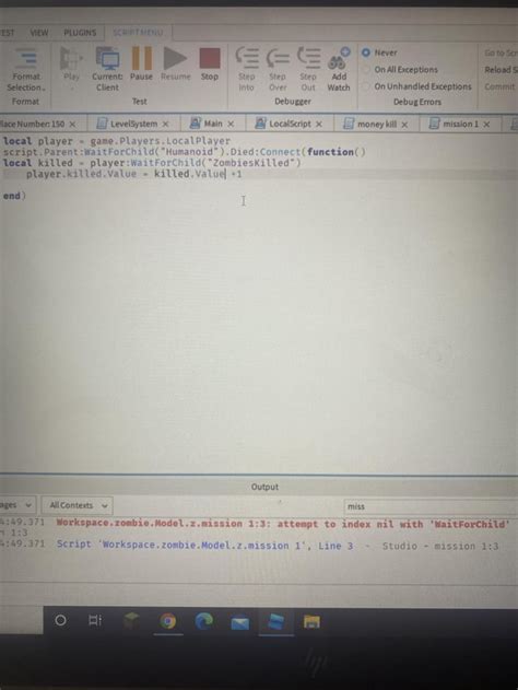 can someone please tell me why this script isn t working beginner