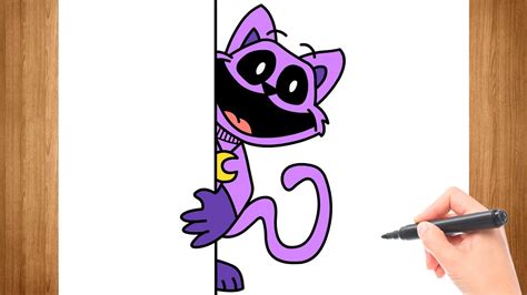 How To Draw CATNAP Smiling Critters Poppy Playtime 3 YouTube