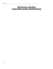 EEE 202 Lab 1 Data Sheet Tagged Pdf Name EEE 202 Lab 1 Data Sheet LTspice Basic Circuitry