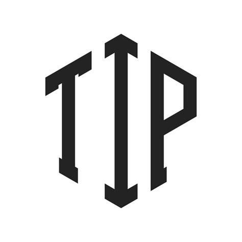 Premium Vector Tip Logo Design Initial Letter Tip Monogram Logo Using