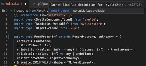 Produces Type Error With Typescript · Issue 148 · Tjinauyeungsvelte Forms Lib · Github