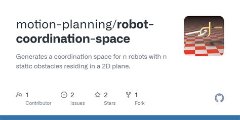 Github Motion Planningrobot Coordination Space Generates A