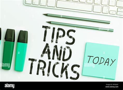 Text Showing Inspiration Tips And Tricks Business Idea Helpful Advices