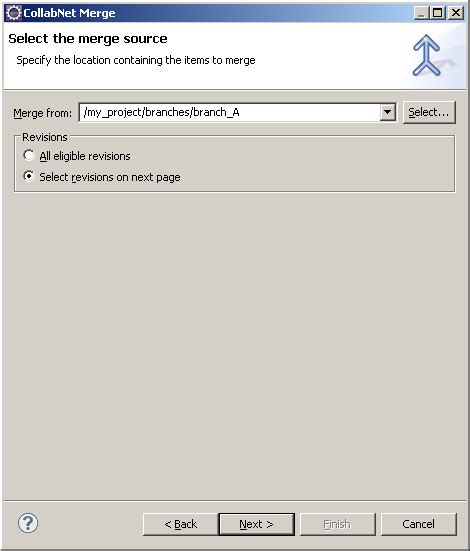 Svn Absent Revision During A Merge With The Eclipse Collabnet Merge