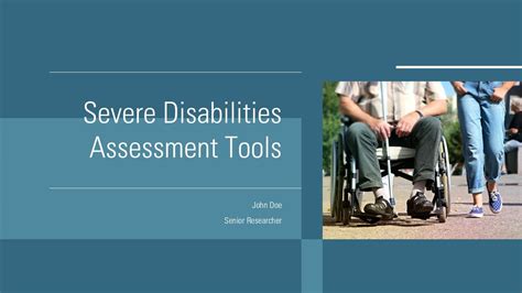 Severe Disabilities Assessment Tools Ppt Structure Acp Ppt Template