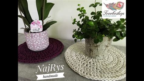 Návod Na Háčkované Prostírání Youtube