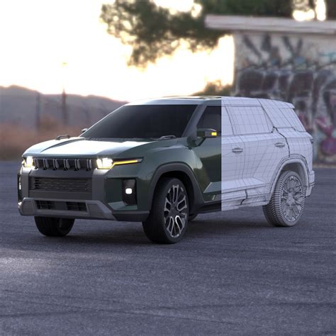 쌍용 토레스 자동차 3d모델링 3d 제품모델링·렌더링 포트폴리오 크몽