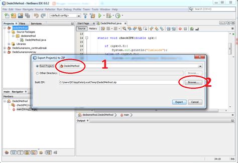 Cara Export Zip Projek Java Pada Netbeans