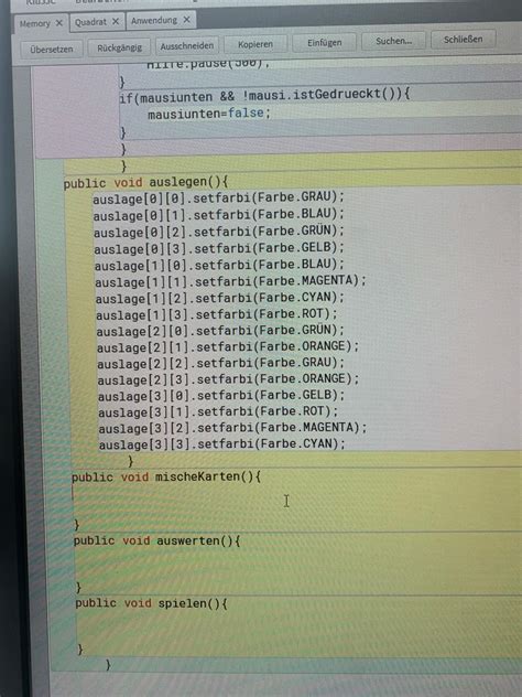 Wie Kann Ich Die Farben Im Array Zufällig Mischen Java
