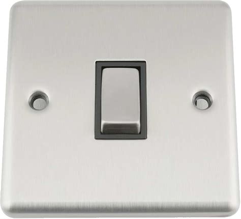 Uk Brushed Chrome Light Switch