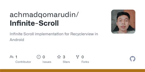 Github Achmadqomarudininfinite Scroll Infinite Scroll