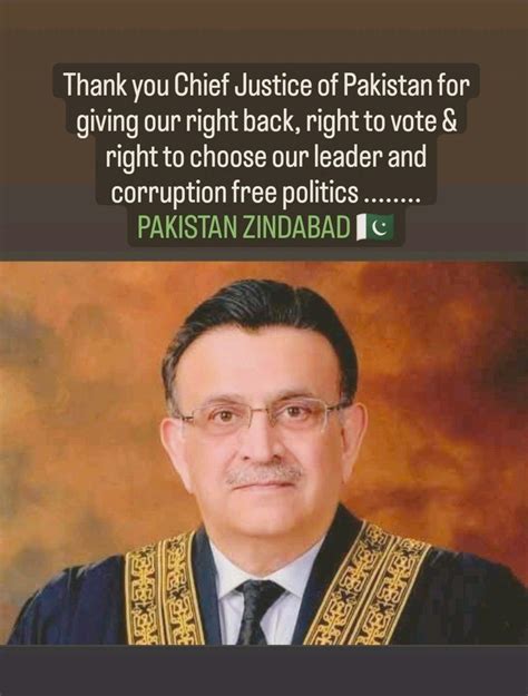 Bushra Ali On Linkedin Thank You Chief Justice Of Pakistan