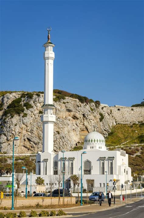 Ibrahim Al Ibrahim Mosque At Europa Point In Gibraltar Editorial Image
