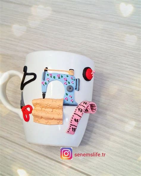Polimer Terzi Kupa Polimer Kil El İşleri Yaratıcı Fikirler Kupa