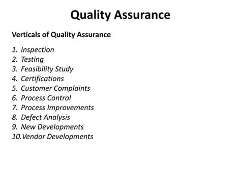 Get Ppt Quality Assurancepptx