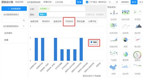 如何使用报表中心的字段别名