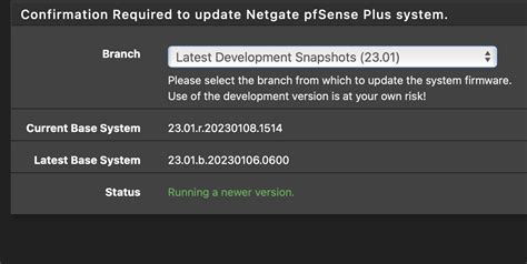Did They Roll Back A Snapshot Version Or Something R Pfsense