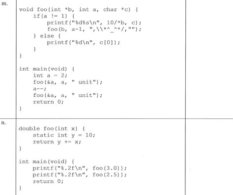 solved valid c code but poor coding style int
