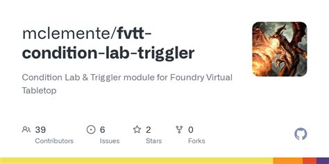 Github Mclementefvtt Condition Lab Triggler Condition Lab