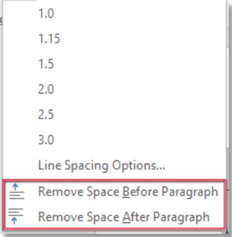 How To Remove Space Before After Between Paragraphs In Word Document Gotkey Net
