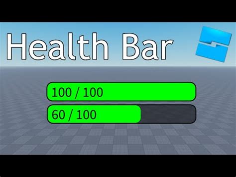 How To Make A Health Bar In Roblox Studio YouTube