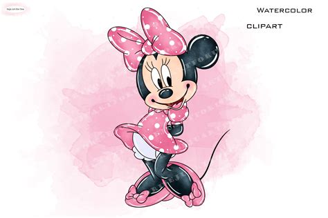 Pink Minnie Mouse Png