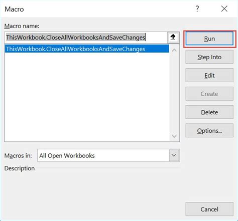 Close All Workbooks Using Macros MyExcelOnline