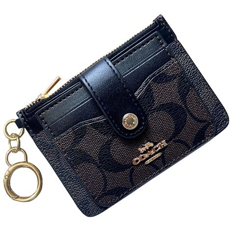 Coach Womens Signature Card Holder C7398 Watches Prime