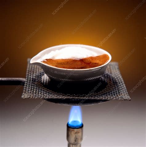 Caramelizing Sugar Stock Image C002 8105 Science Photo Library