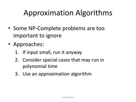 Ppt Approximation Algorithms Powerpoint Presentation Free Download