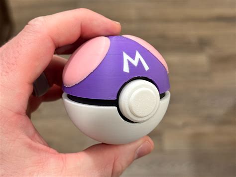 Master Ball Fidget Clicker By On Points Designs Makerworld Download Free 3d Models