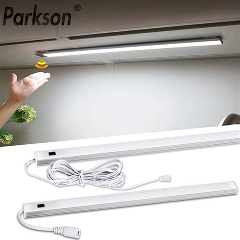 Led 언더 캐비닛 조명 손동작 감지 스위치 언더 캐비닛 조명 주방용 Led 조명 5w6w7w 센서 램프 옷장 Led 야간 조명캐비닛 라이트
