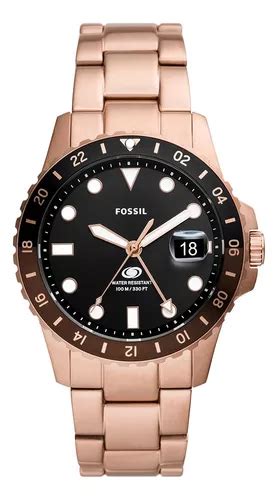 Reloj Fossil Hombre Fossil Blue Acero Rose Gold